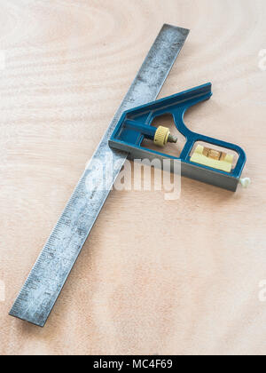 combination square level tool Stock Photo - Alamy