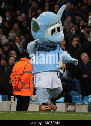 Manchester City mascot Moonchester Stock Photo - Alamy