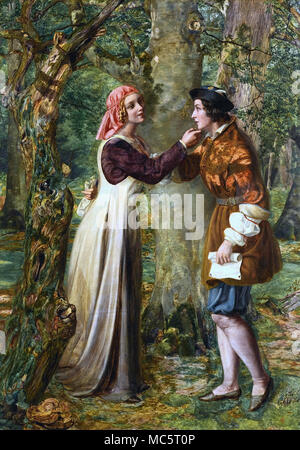 Rosalind & Celia Celia Telling Rosalind that Orlando is in the Forest ...
