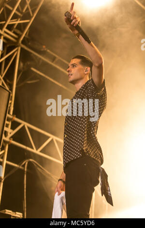 The US-American rapper Gerald Earl Gillum alias G-Eazy live at the 26th ...