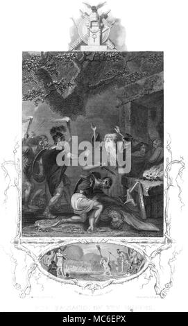 Roman Massacre Of Druids Stock Photo - Alamy