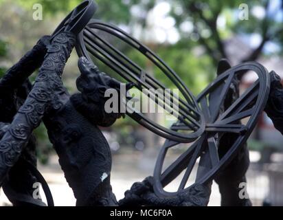 The armillary sphere at The Ancient Observatory Beijing China Stock ...
