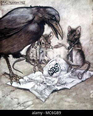 Arthur Rackham's illustration 'Peter Pan - Under the Bridge' from the ...