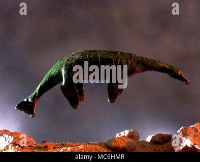 Monsters. Sea monster or lake monster. This is a scale model of a ...
