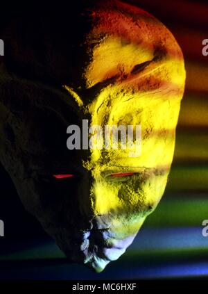 Model, based on a drawing made by Aleister Crowley, in 1919, of the ...