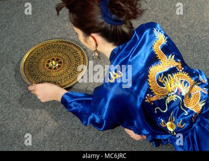 Feng Shui - A Chinese geomancer's compass, used in determining ...