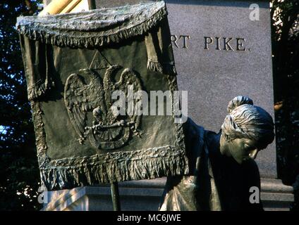 MASONIC - BANNER OF SCOTTISH RITE. Banner of the Scottish Rite, in the ...