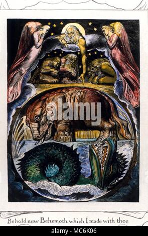 William Blake - Behemoth and Leviathan Stock Photo - Alamy