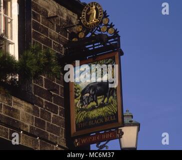 The Black Bull Pub Haworth West Yorkshire England Stock Photo - Alamy