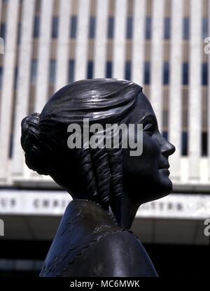 Statue of Joseph and Emma Smith in Daughters of Utah Pioneers Memorial ...
