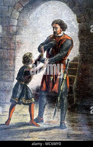 King John Lithograph Stock Photo - Alamy