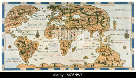 The 'Dauphin' map of the world. Made by Pierre Desceliers, to the order ...