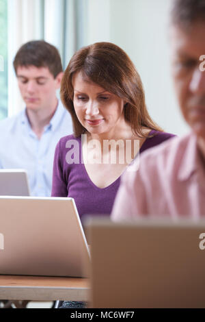 An Adult Female Student Stock Photo - Alamy