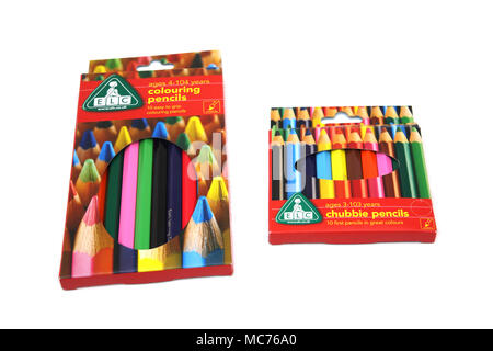 Pack Of Early Learning Centre Colouring Pencils Stock Photo - Alamy