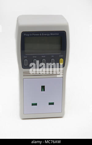 Plug In Mains Power And Energy Monitor with Box Stock Photo - Alamy