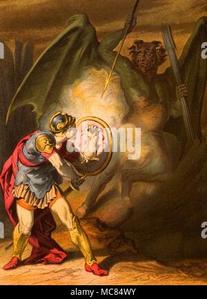 Illustration of a demon Stock Photo - Alamy