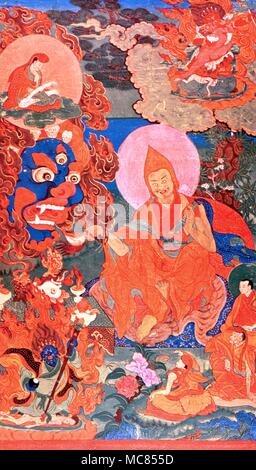 MONK AND DEMON Stock Photo - Alamy