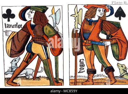 Cartomancy Playing Cards Court Cards from Le Jeu de cartes historiques ...