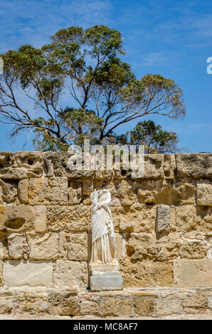 Headless statue in Salamis on the east coast of Cyprus Stock Photo - Alamy