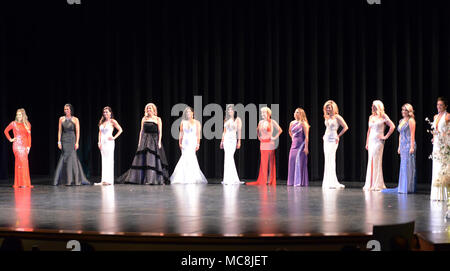 Miss America contestants, from left, Jaclyn Raulerson, Miss Florida ...