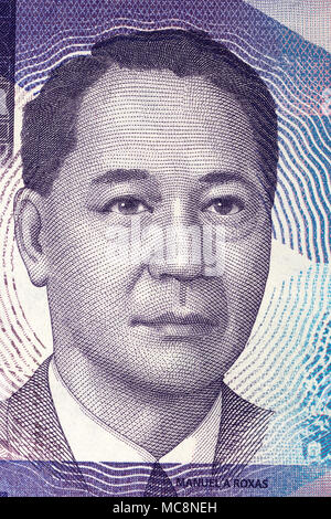 Manuel Roxas portrait from Philippine peso Stock Photo - Alamy