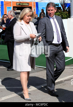Bryan Robson and wife Denise arrive at Manchester United Football Club ...