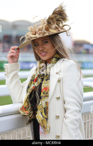 Tyne-Lexy Clarson from Love Island enjoys Ladies Day. Featuring: Tyne ...