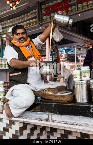 Traditional Indian drink thandai with saffron Stock Photo - Alamy