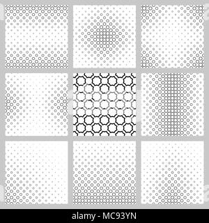 Seamless monochrome pattern, background with octagon shapes Stock ...