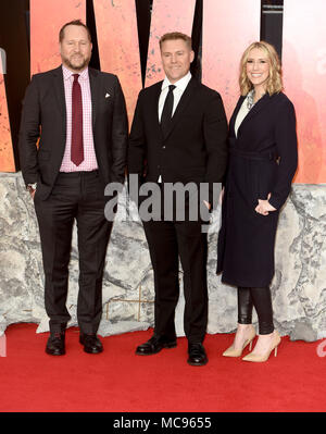 Beau Flynn, John Rickard and Wendy Jacobson attend the 'RAMPAGE ...