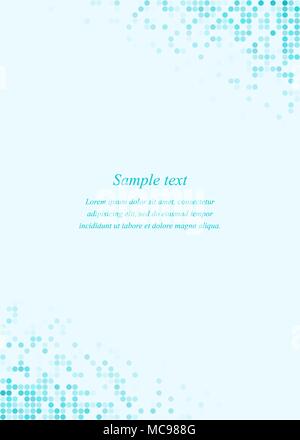 Turquoise blank brochure layout design Stock Vector Image & Art - Alamy