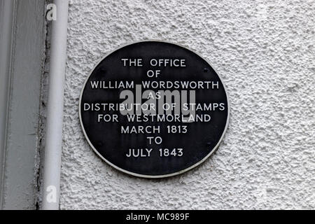office of william wordsworth as distributor of stamps for westmorland ...