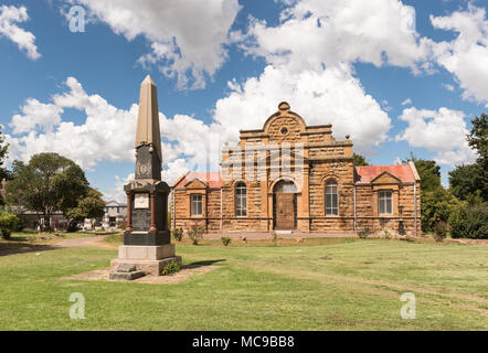 Sandstone building, Ficksburg, Free State, South Africa Stock Photo - Alamy
