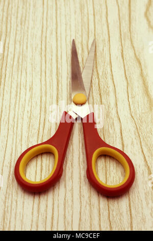 the red and blue children's scissors isolated on white background Stock ...