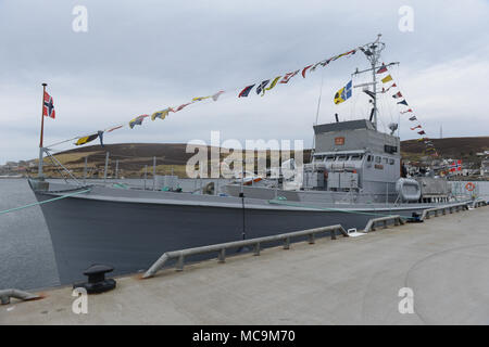 Hirta Submarine chaser used as the Shetland Bus during WWII used to ...