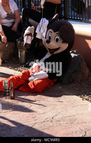 An actor playing a homeless person Stock Photo - Alamy