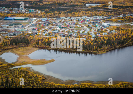 Inuvik, NWT, Northwest Territories, Arctic Canada - House under Stock ...
