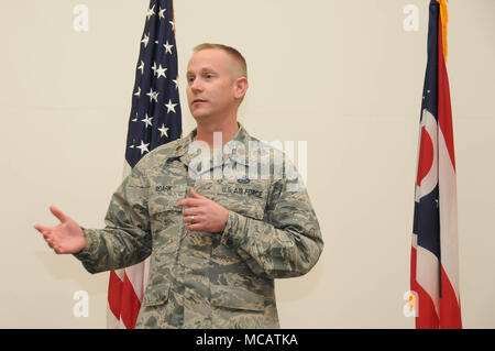 Major Michael Roark, incoming commander of the 127th Intelligence ...