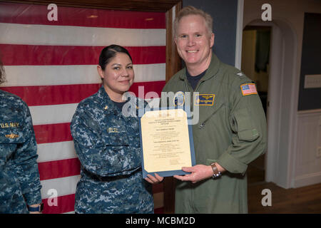 NORFOLK, Va. (Mar. 9, 2018) -- Capt. Brent Gaut, USS Gerald R. Ford's ...