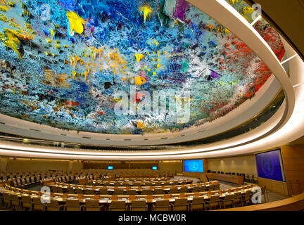 Human Rights and Alliance of Civilization Chamber with ceiling ...