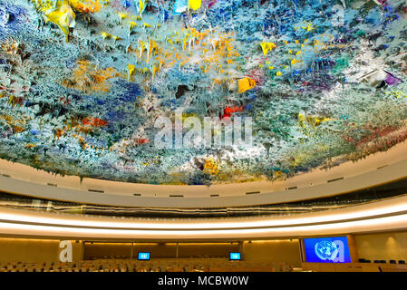 Human Rights and Alliance of Civilization Chamber with ceiling ...