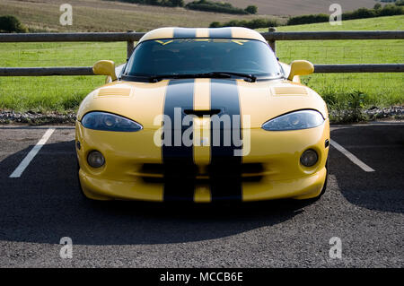Front view on a Dodge viper SRT-10 Stock Photo - Alamy