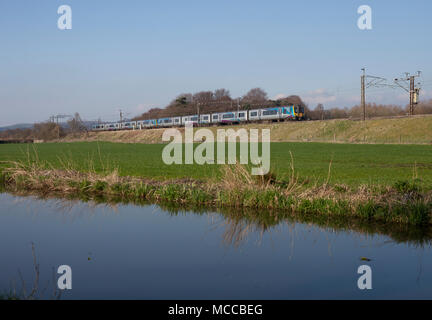 A First Transpennine Express class 350 electric train on the west coast ...