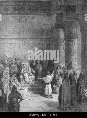 Joseph interpreting the Pharaoh's Dream. Dore Bible Illustration ...
