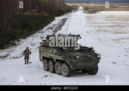The Stryker Infantry Carrier Vehicle - Dragoon (ICVD) with a new 30mm ...