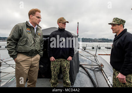 Undersecretary of the Navy, the honorable Thomas B. Modly, looks ...