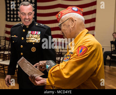 Thomas H Begay, Navajo Code Talker and Survivor of the WWII Battle of ...