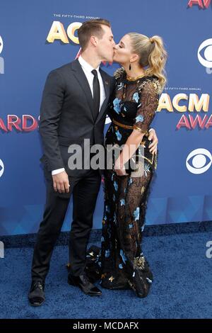 Lauren Alaina and Alex Hopkins at the 53rd Academy of Country Music ...