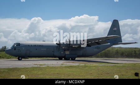 A helicopter expedient refuel system (HERS) fuel pump sits on a ...