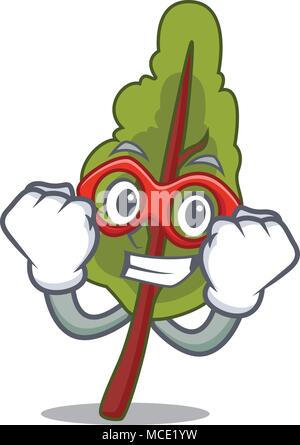 Cartoon spinach vegetable super hero character with sword. Isolated ...